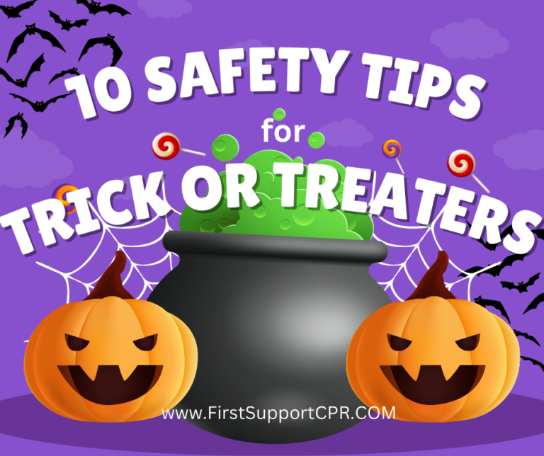10 Safety Tips for Trick or Treaters this Halloween - First Support CPR ...